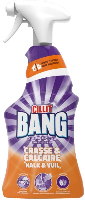 Nettoyant salle de bains Cillit Bang Lime & Shine Spray Lime 750 ml ...